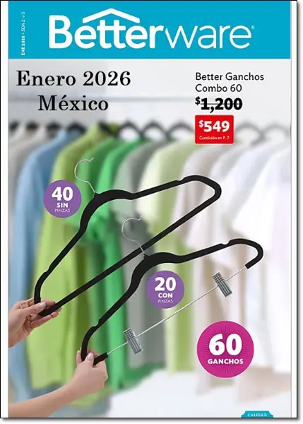 Catálogo Betterware Enero 2026 — Campaña 1 México • CatalogosMX